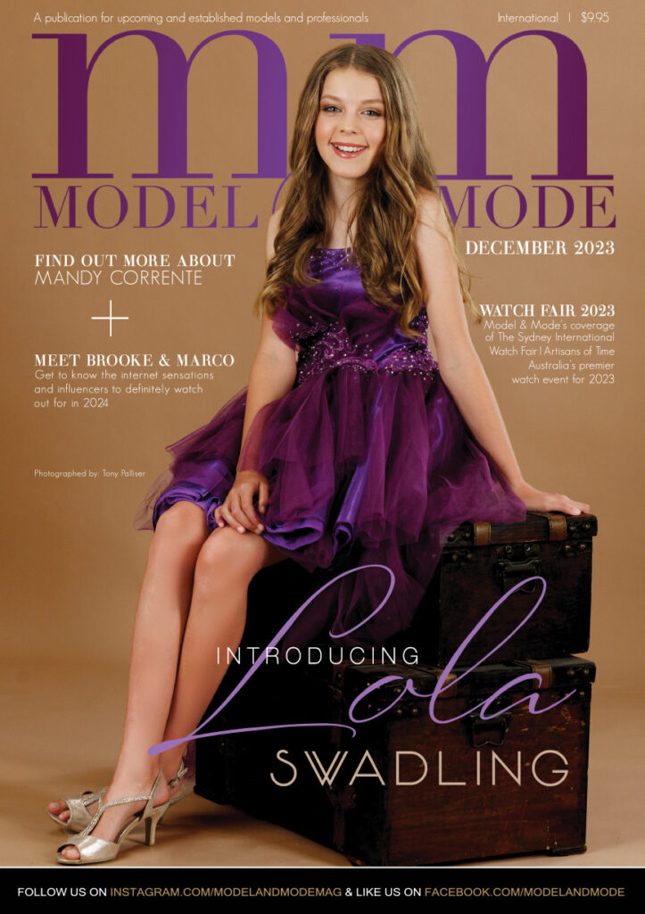 Meet The Rising Star Behind The Cover Of The December 2023 Issue Of Model & Mode Magazine: Lola ...